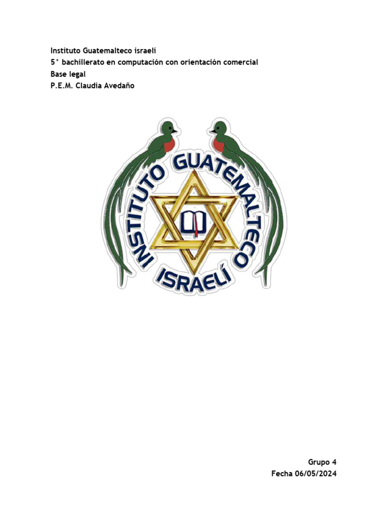 Base Legal Final | PDF | Guatemala | Business