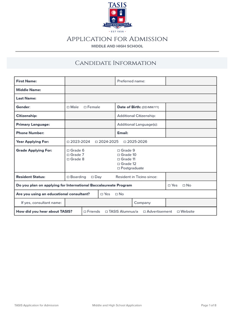 01 HS MS Application Form | PDF | Wire Transfer | Privacy Policy