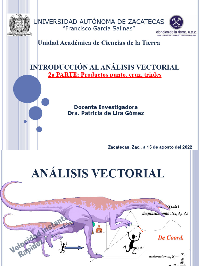 Introducción Al Análisis Vectorial-2 Parte | PDF | Vector Euclidiano | Escalar (Matemáticas)