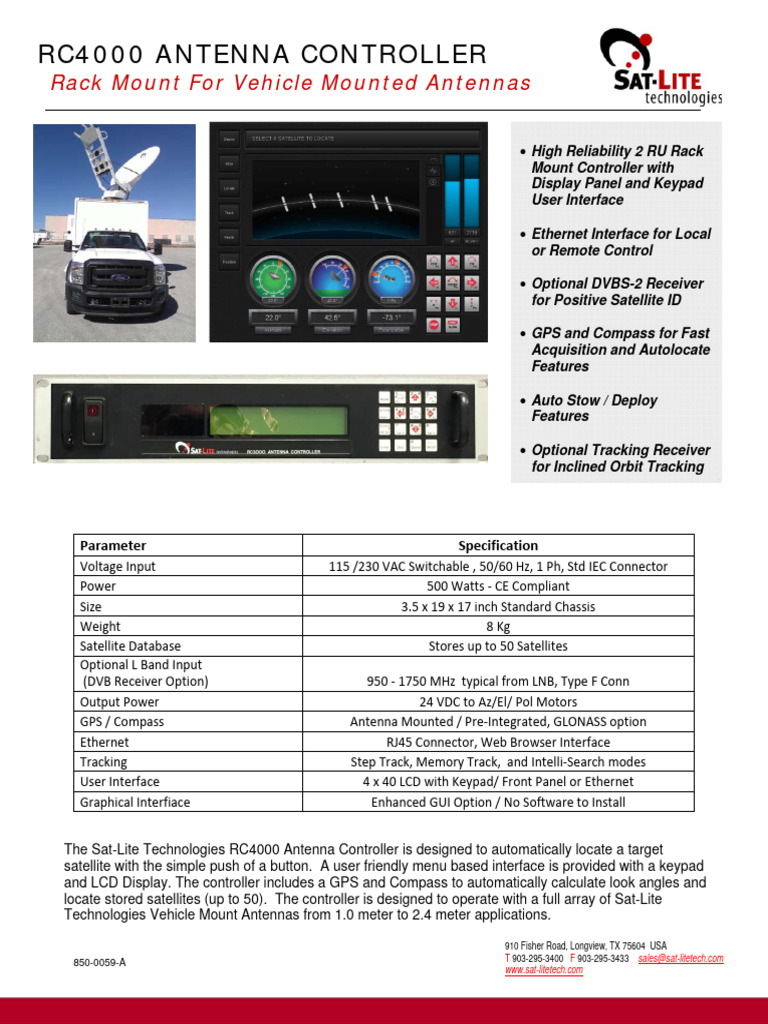 RC4000 Rack Mount Controller 850 0059 Rev A | PDF | Graphical User ...