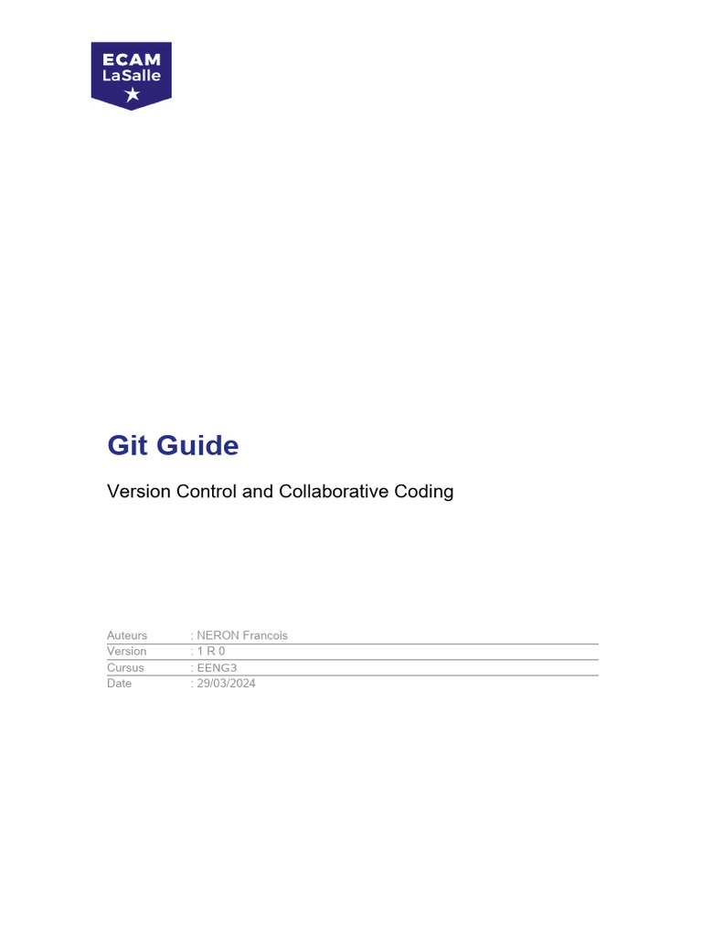 Git Guide For Project | Download Free PDF | Computer File | Computing