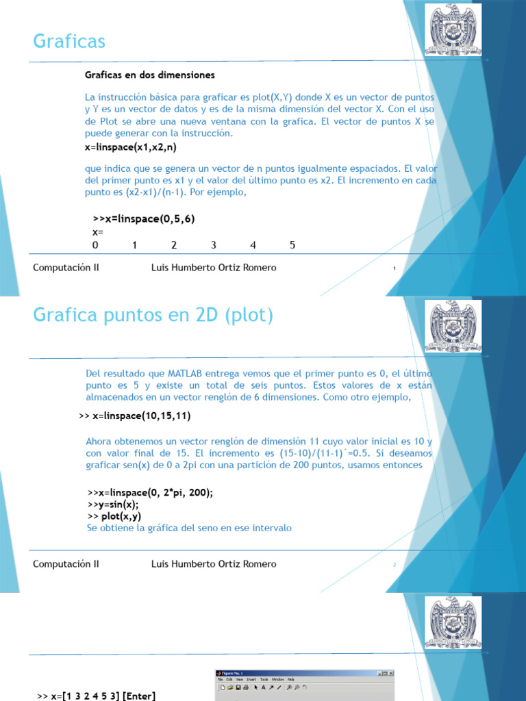 Gráficas en MATLAB: Ejemplos y Comandos | PDF | Color | Histograma