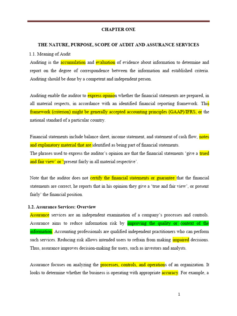 Auditing Principles and Principles | Download Free PDF | Audit | Financial Audit