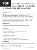 MSSQL 2022 Installation Requirements | PDF