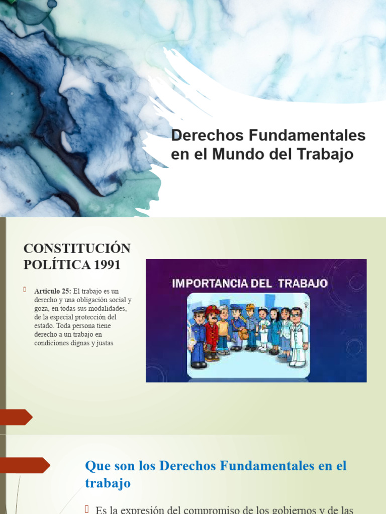 Derechos Fundamentales en El Mundo Del Trabajo | PDF | Organización ...