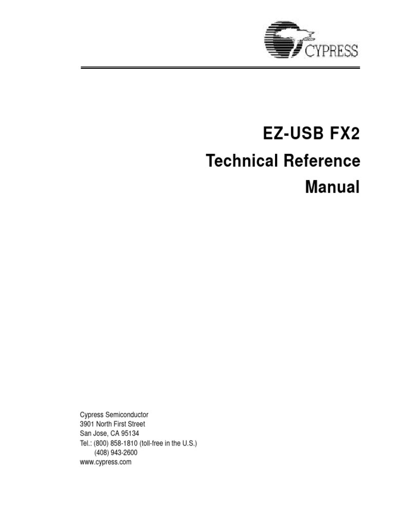 fx2 TRM | PDF | Usb | Input/Output