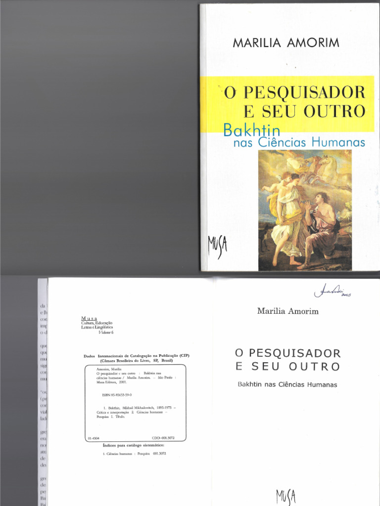 O Pesquisador e Seu Outro - Marilia Amorim - Até P 145 | PDF