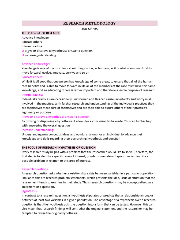 Research Methodology | PDF | Sampling (Statistics) | Interview