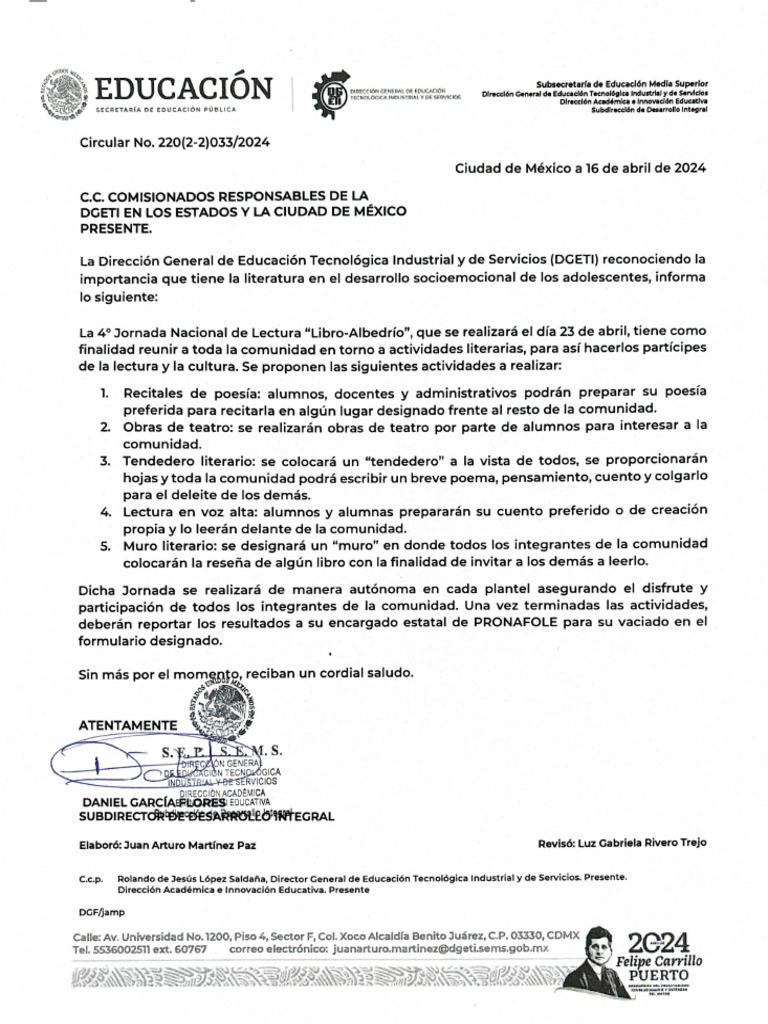 Circular 033 (1) Español 4 | PDF