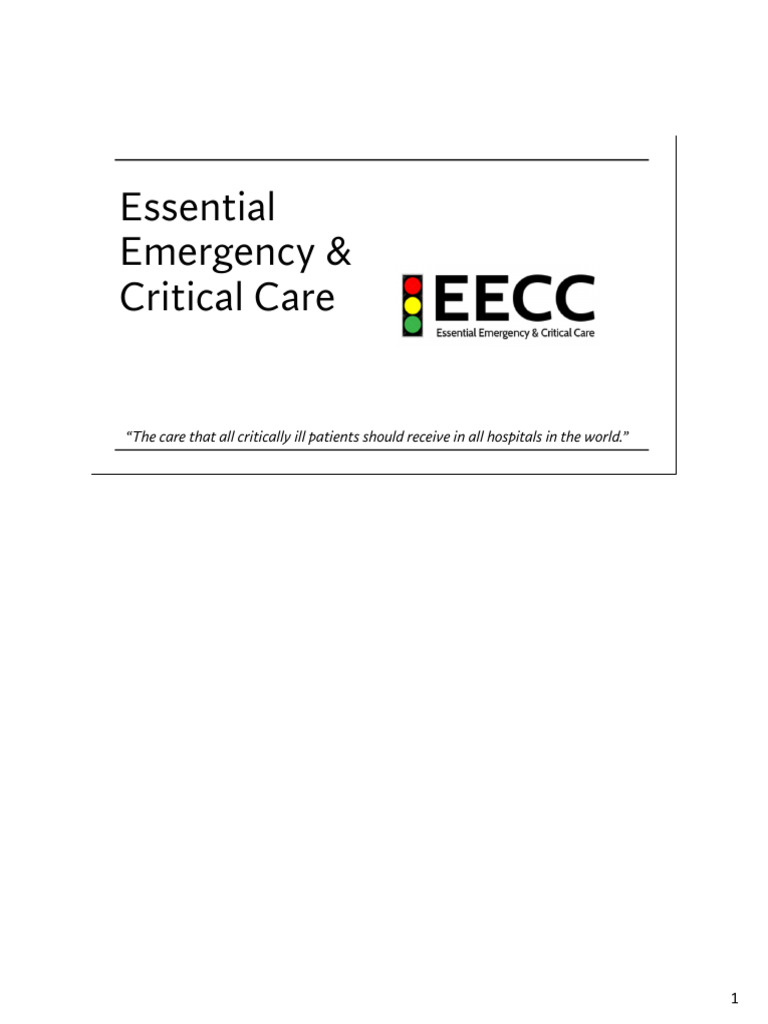3 EECC Care Circulation | PDF | Shock (Circulatory) | Circulatory System