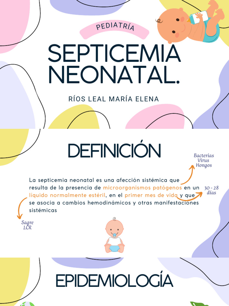 Sepsis Neonatal: Guía Pediátrica | PDF | Septicemia | Infantes