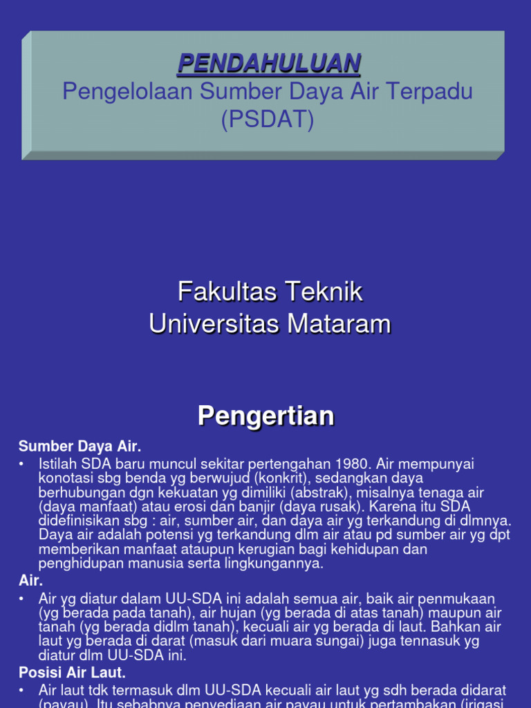 Materi 01 Pendahuluan | PDF