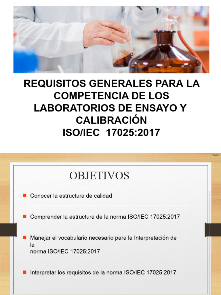 Presentación Norma ISO 17025 - VERSION 2017 | PDF | Calibración | Metrología