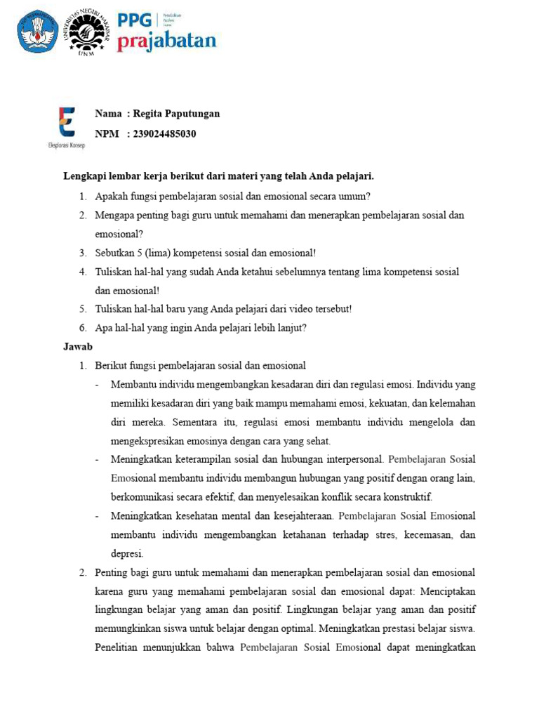 Topik 1-Eksplorasi Konsep | PDF | Karier & Perkembangan