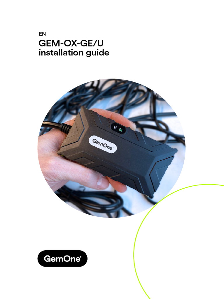 EN GemOne GEM OX GEU Installation Guide DD - EMEA | PDF | Global ...