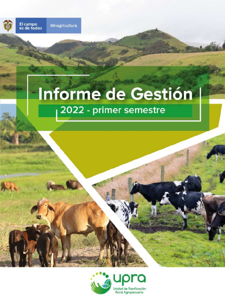 Informe de Gestión UPRA Primer Semestre 2022 | PDF | Planificación ...