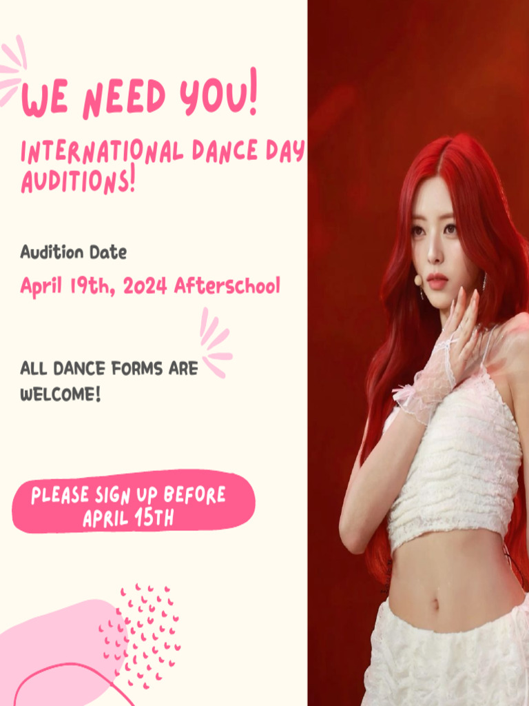 IDD 2024 - Auditions Poster | PDF