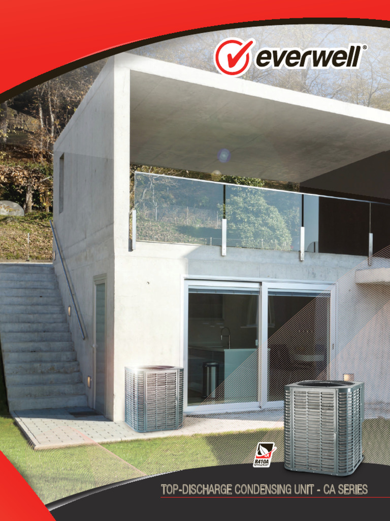 Everwell CA Condensing Unit Technical Specs | PDF | Temperature | Gases