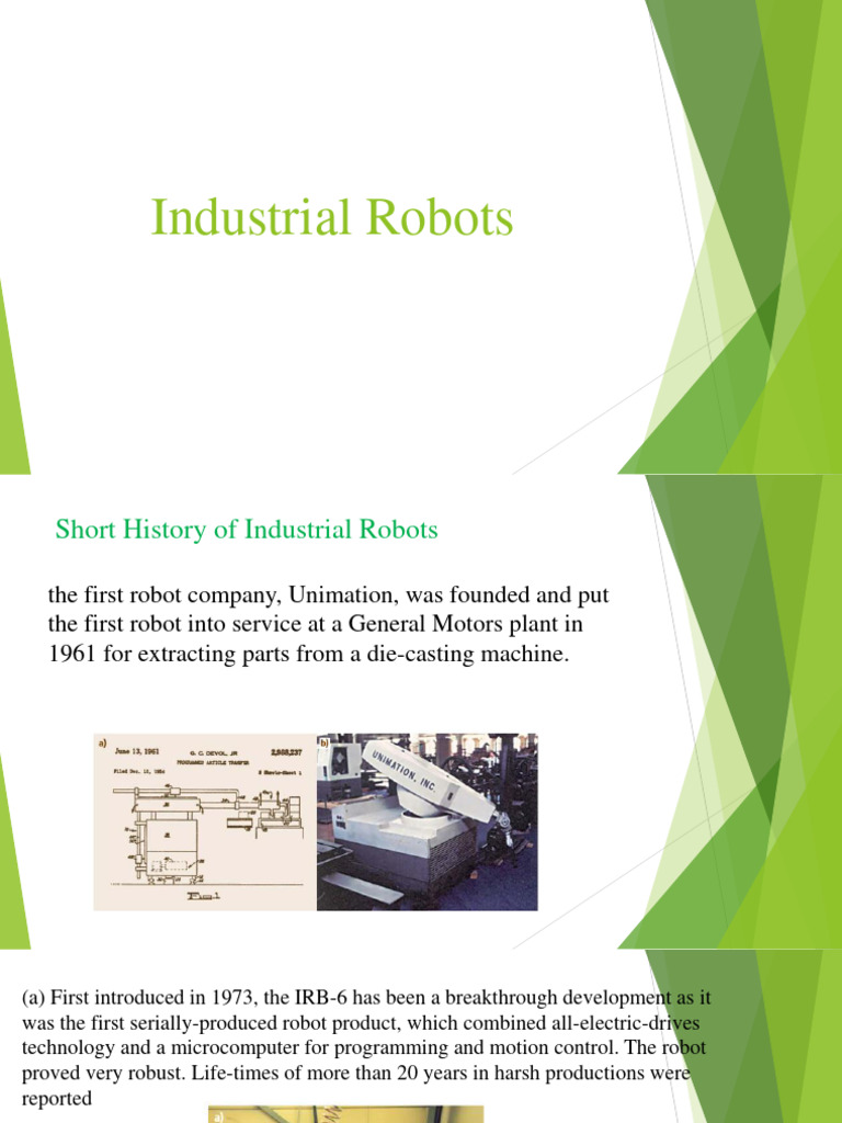 Industral Robots | PDF | Robot | Robotics