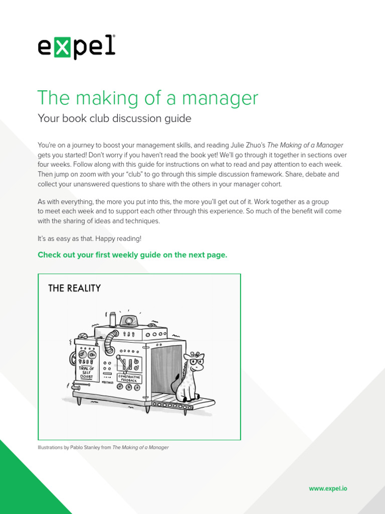 Manager Book Club Guide | PDF | Experience | Cognition