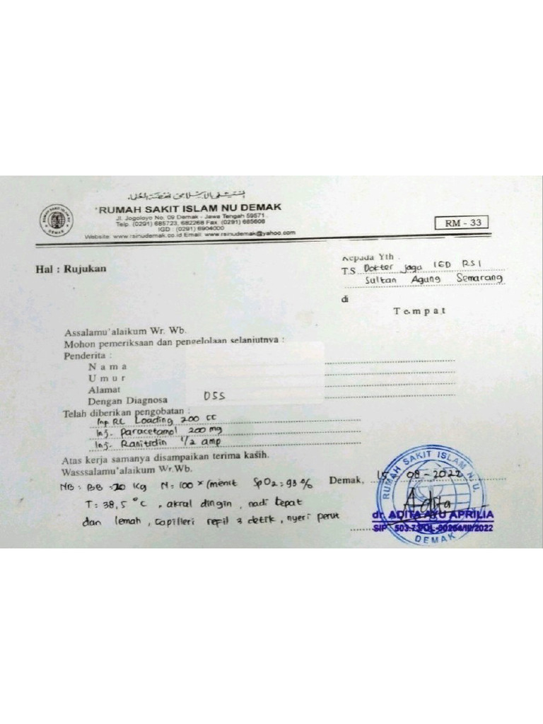 Bukti Form Rujukan | PDF