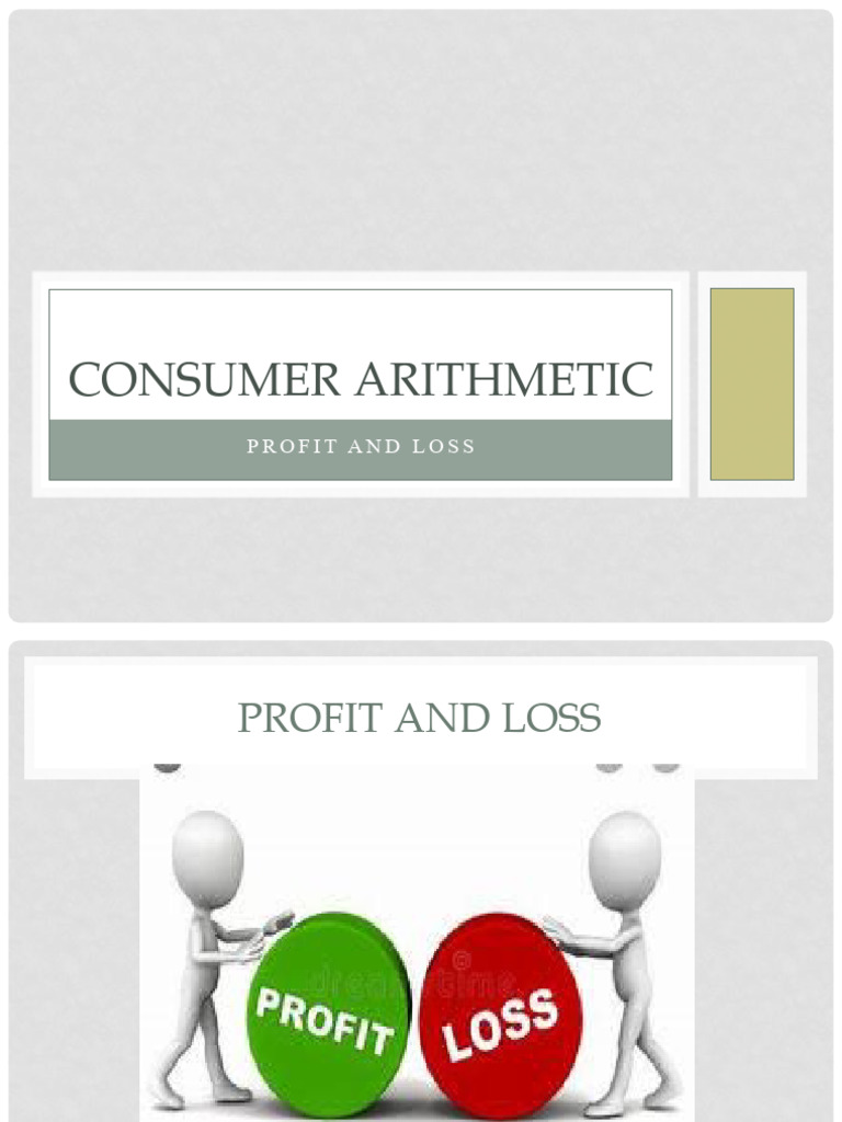 Consumer Arithmetic | PDF | Law | Home & Garden