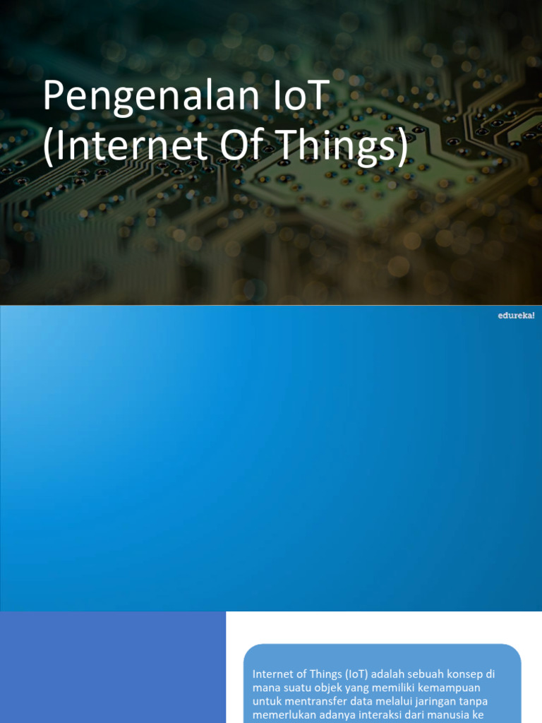 Pengenalan IoT (Internet of Things) | PDF