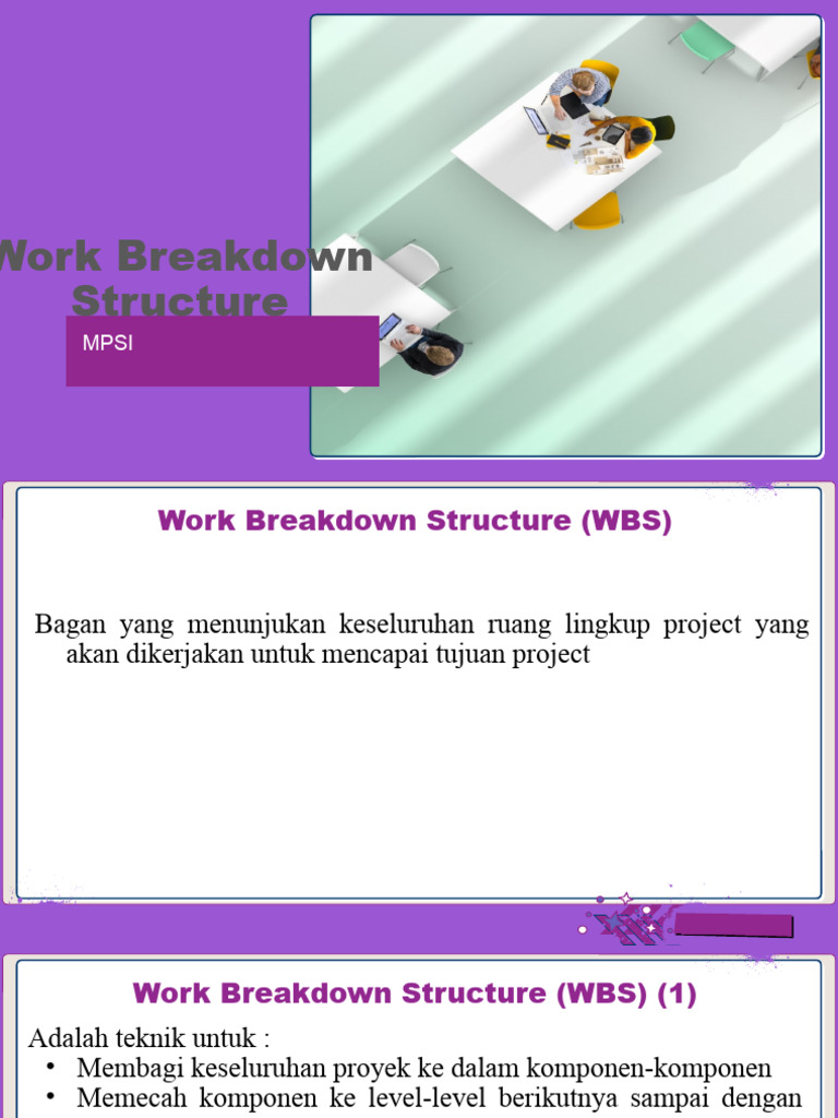 Work Breakdown Structure | PDF