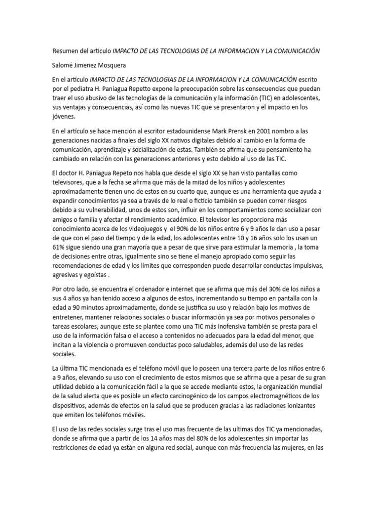 PAEM | Descargar gratis PDF | Tecnología de información y comunicaciones | Adolescencia