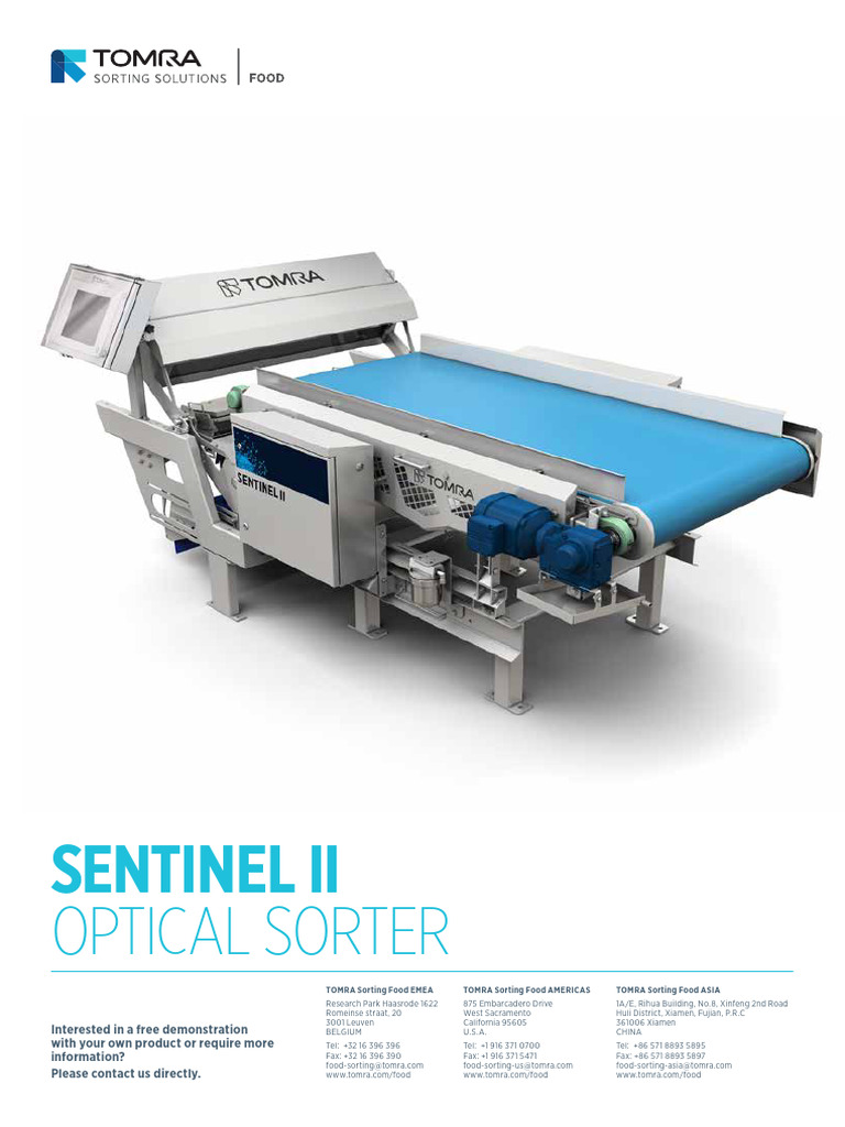 Brochure Sentinel II | PDF | Equipment