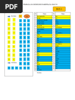 Denah Kursi Bus Pariwisata 50 Seat | PDF