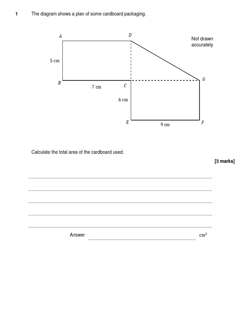 Area Of 2d Shapes Pdf Area Geometry