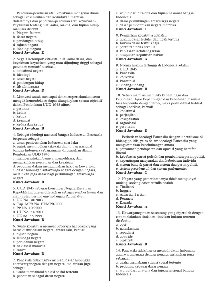 Soal MM Wajib Xi Semester Genap 2024 | PDF