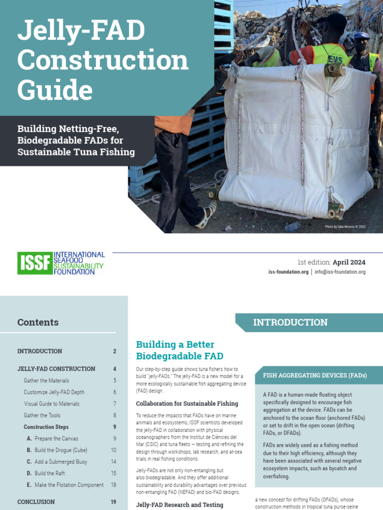 Sustainable Jelly-FAD Construction Guide | PDF | Buoyancy | Rope