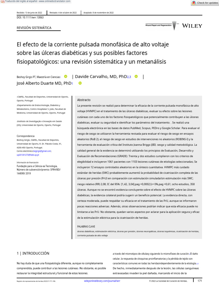 Wound Repair Regeneration - 2022 - Girgis - The effect of high_E2_80 ...