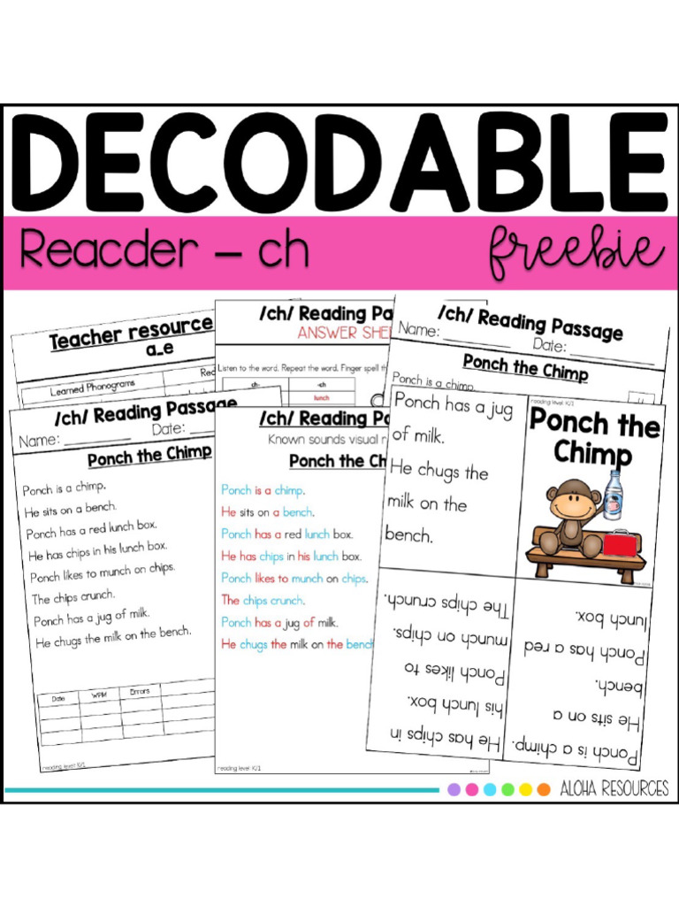 DecodablereaderdigraphsCHOrtonGillinghamaligned 1 | PDF | Career & Growth