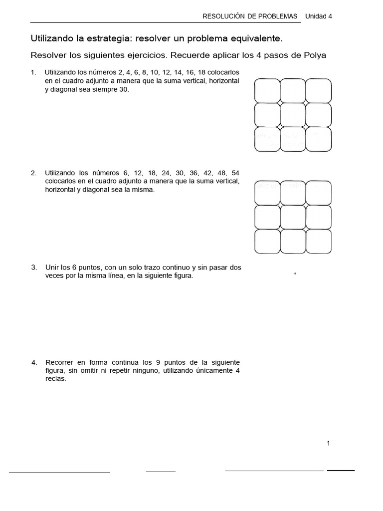Utilizando La Estrategia: Resolver Un Problema Equivalente | PDF
