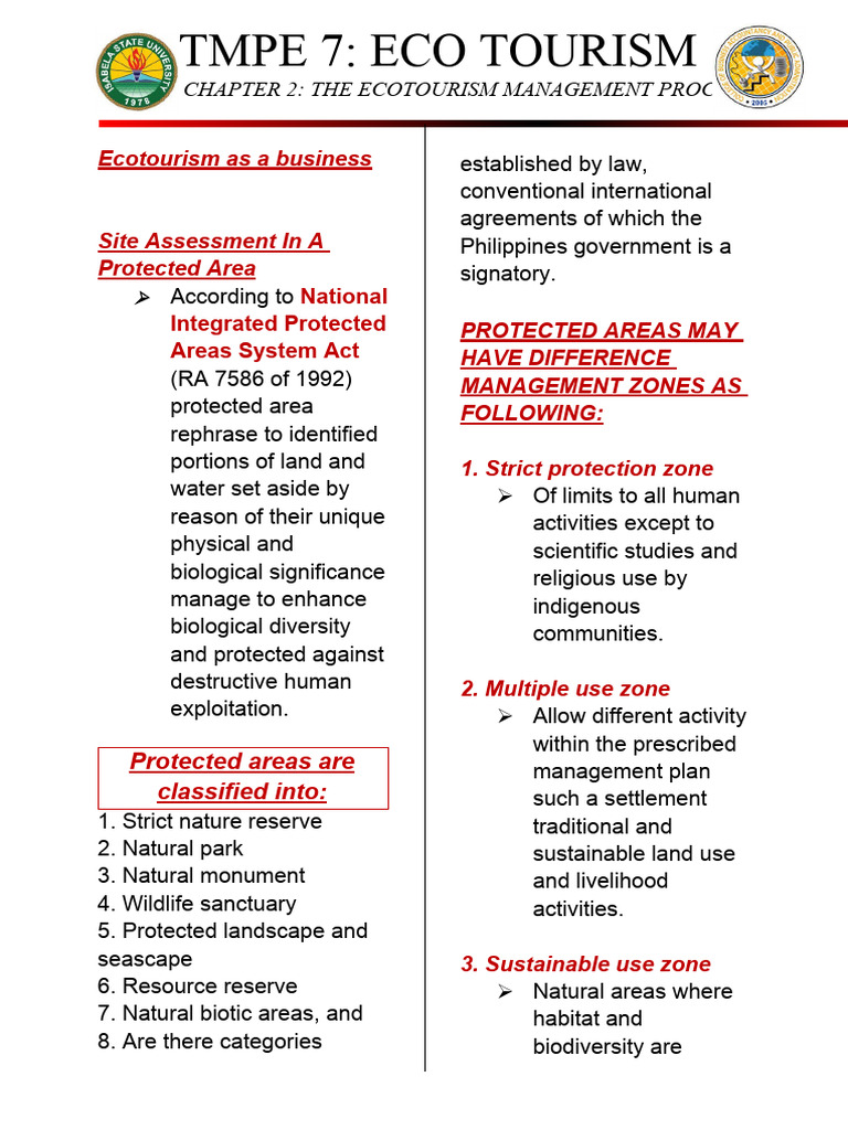 Ecotourism Management Process Guide | PDF | Protected Area | Biodiversity