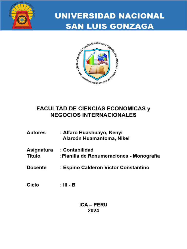 Planilla de Remuneraciones en Perú | PDF | Contabilidad | Auditoría