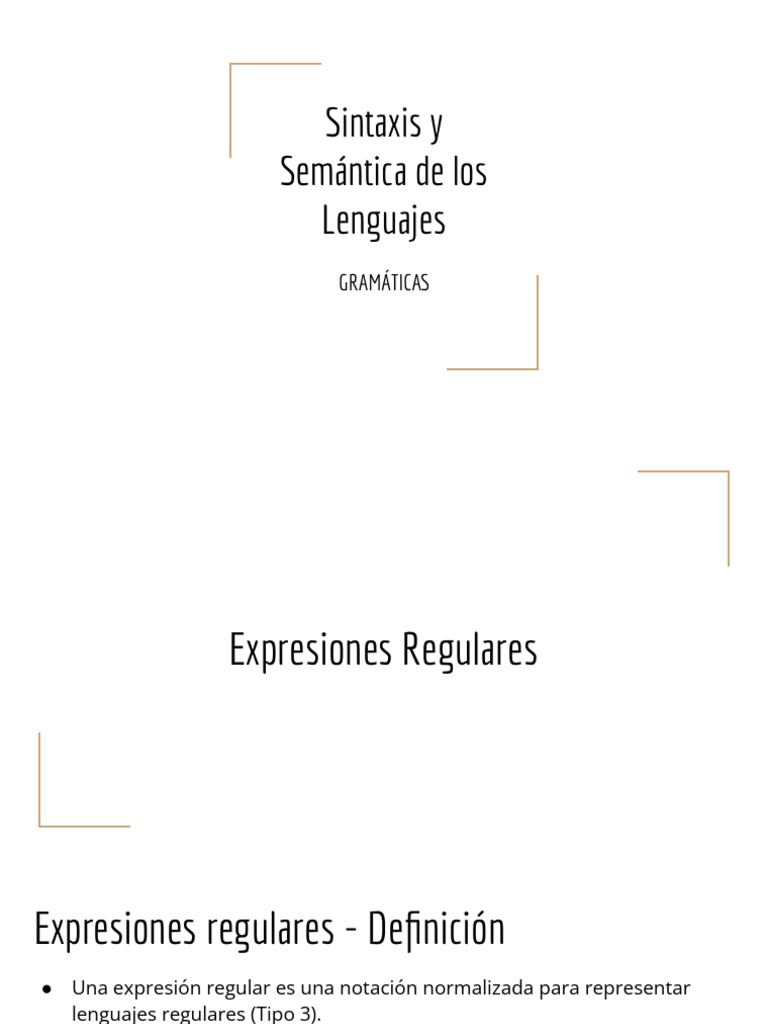 2404_SSL - Expresiones regulares | PDF | Lenguaje de programación | Expresión regular
