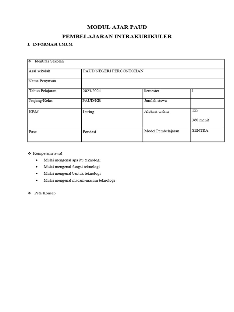 MODUL AJAR KB HP | PDF | Kajian Bahasa Asing | Sains & Matematika