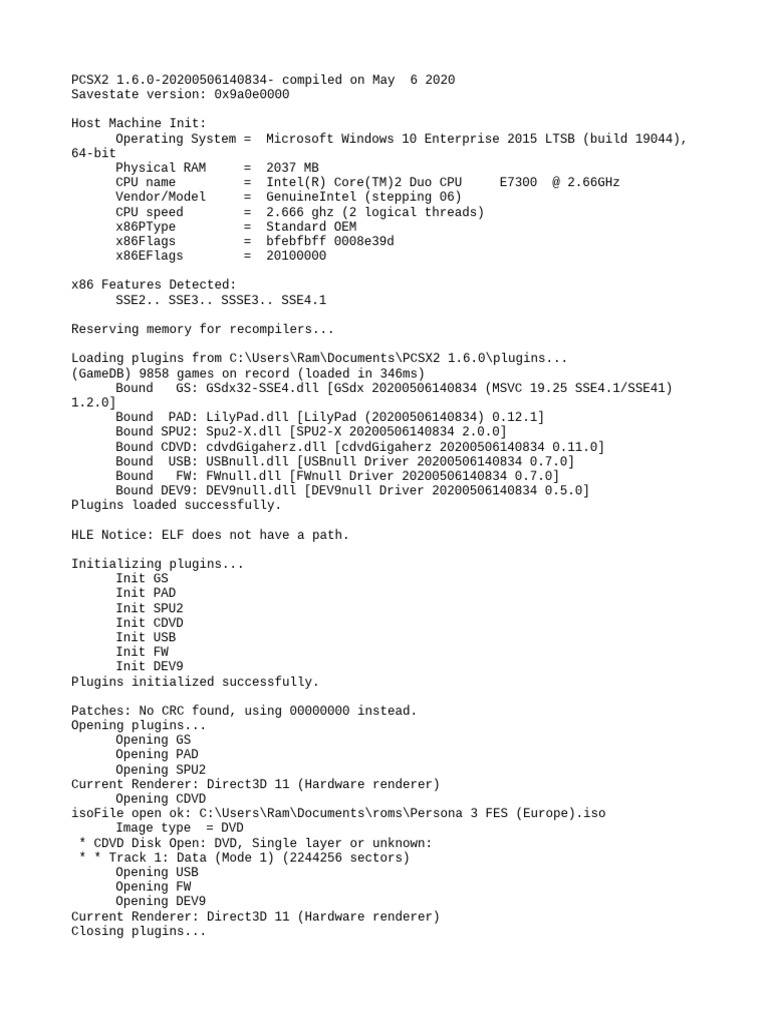 emuLog | PDF | Booting | Bios