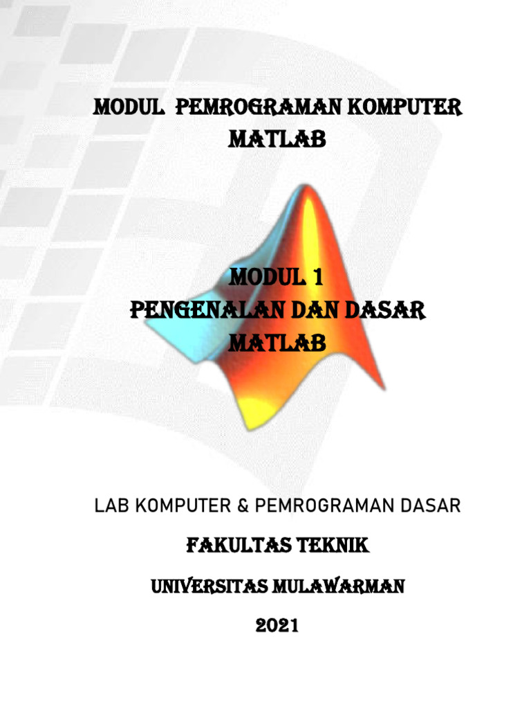 Modul I Matlab Pengenalan Dan Dasar Matlab Pdf