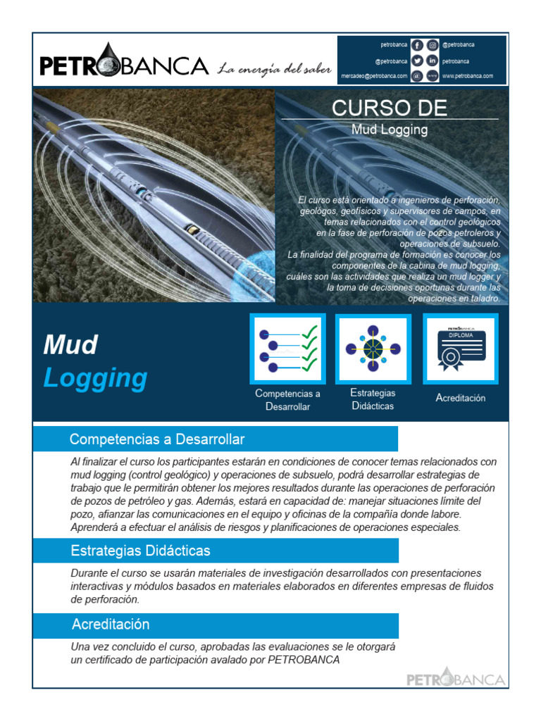 Mud Logging | PDF | Perforación
