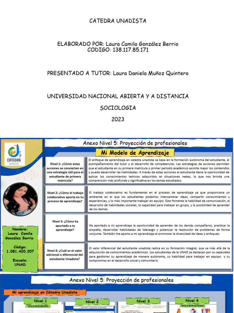 Anexo 5 - Nivel 5 Modelo de Aprendizaje | PDF | Aprendizaje | Ciencia cognitiva