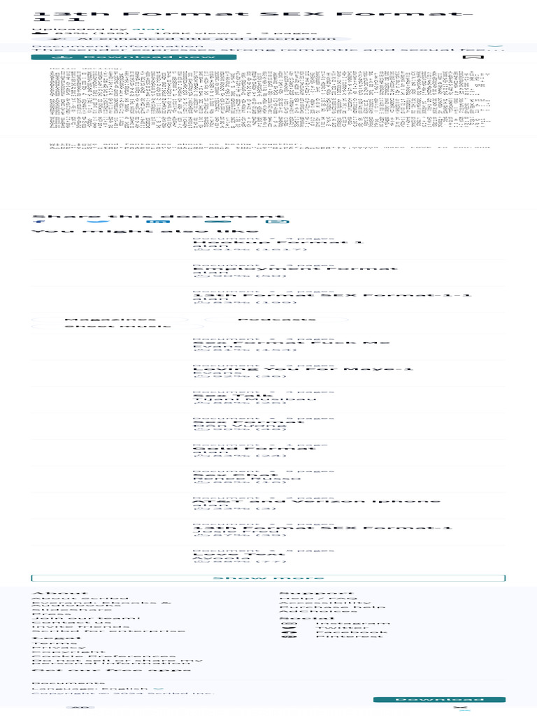 13th Format SEX Format-1-1 PDF 2 | PDF | Scribd | Online Services