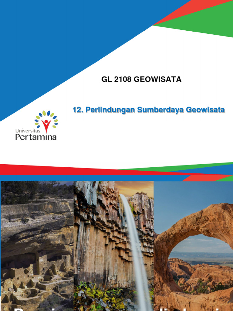 Perlindungan Sumberdaya Geowisata | PDF