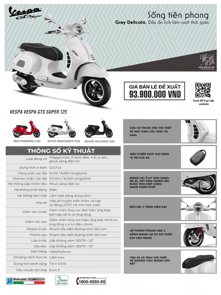 Leaflet - GTS Super 125 - VN | PDF