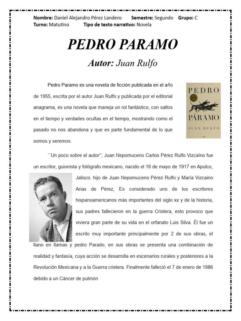 Resena Pedro Paramo | PDF