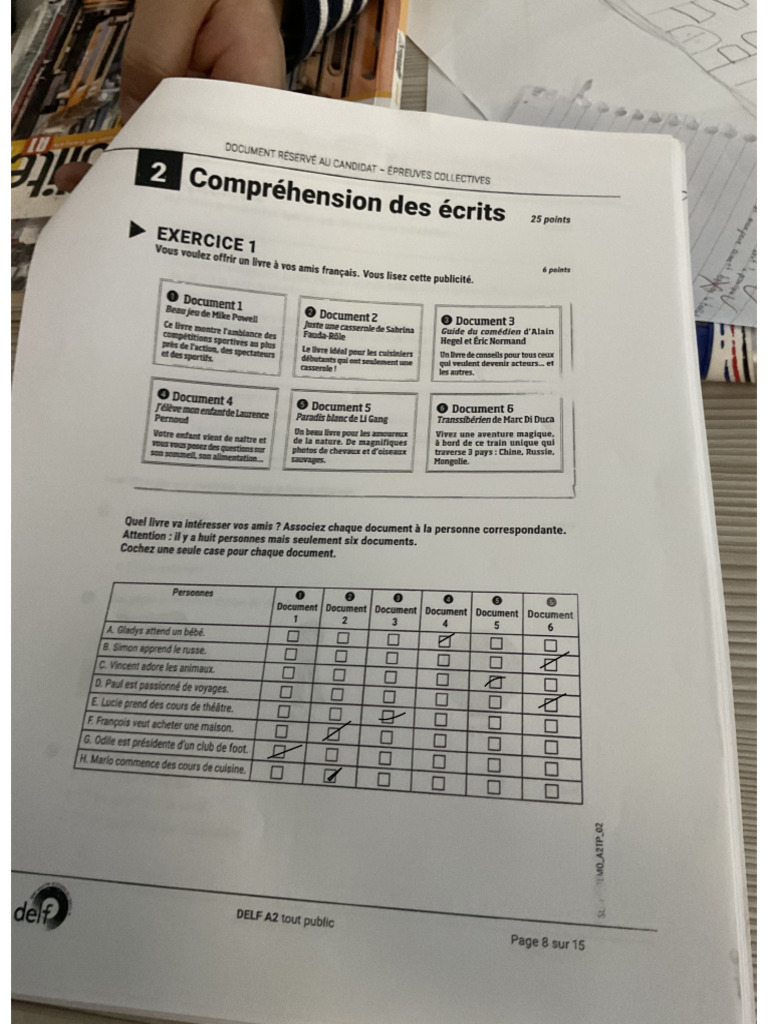 DELF A2 1 | PDF